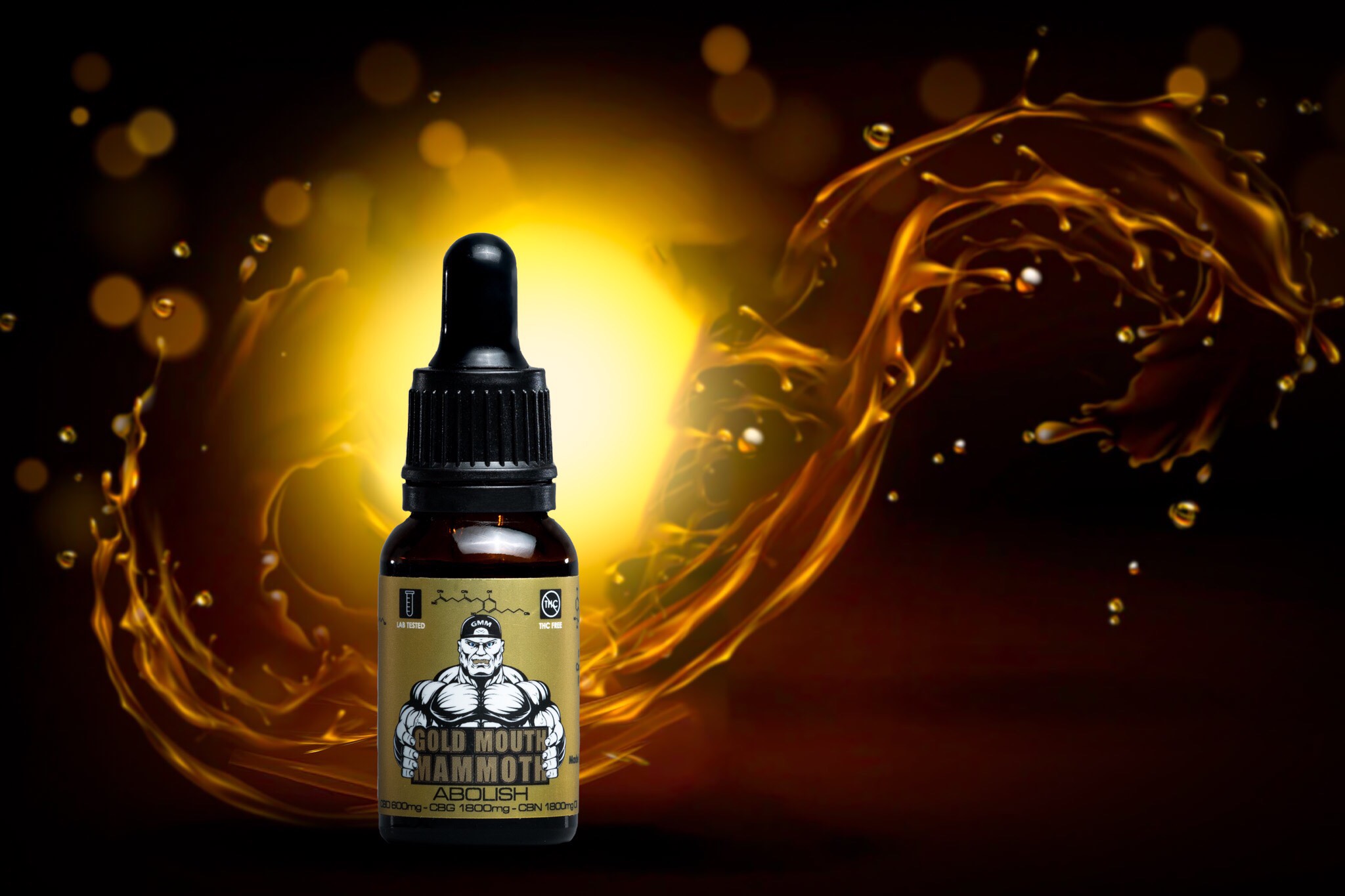 Abolish CBD:CBG:CBN Oil – Gold Mouth Mammoth